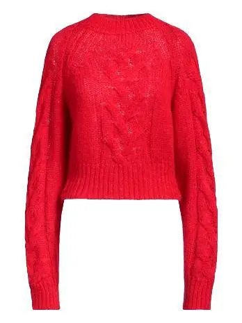 TWINSET Cable-knit Mohair & Wool Blend Sweater - Red