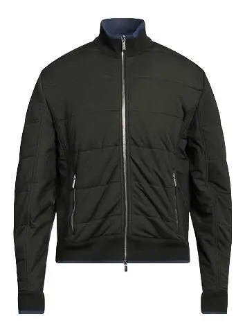 MOORER Bomber Jacket With Zip Fastening - Green