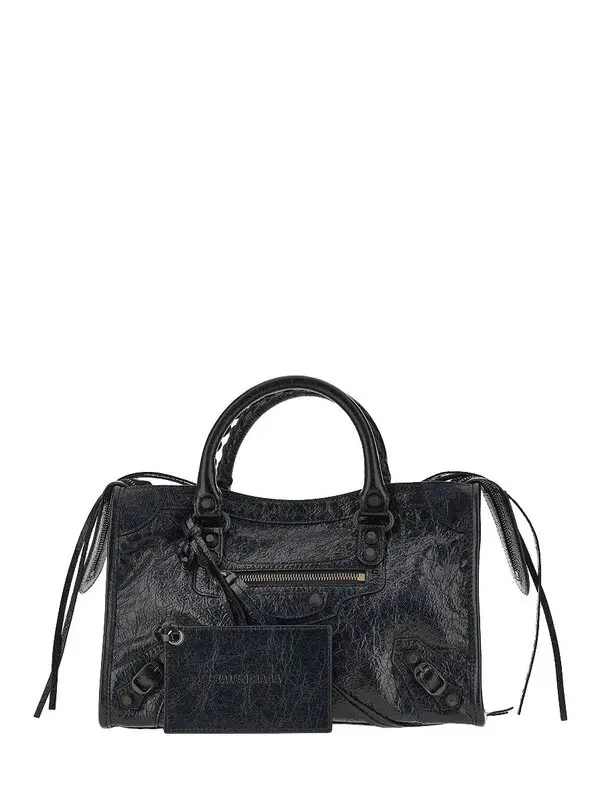 Balenciaga Arena Leather Small Le City Bag - Black