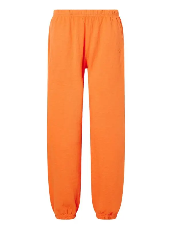 Eterne Vinny' Tapered Cotton Track Pants - Orange