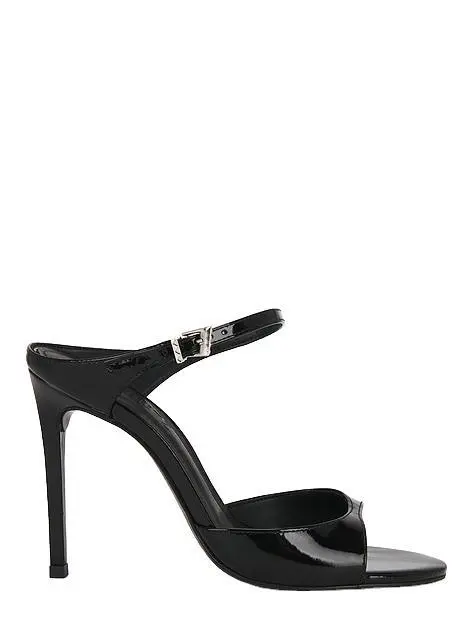 Schutz Lyra Mule Patent Leather - Black