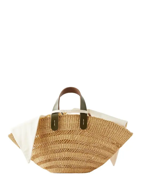Muuñ Chantelle Raffia Tote - Neutrals