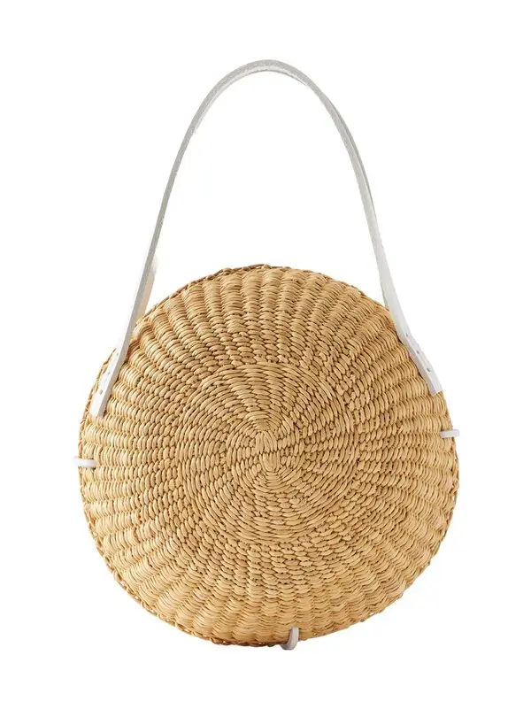 Muuñ Talata Mini Handwoven Raffia Bag - Neutrals