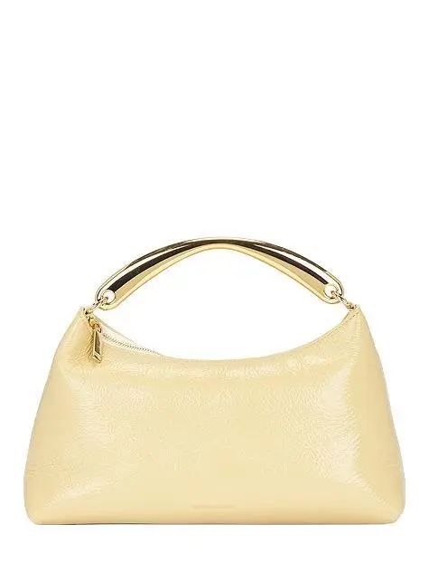 MANSUR GAVRIEL Rhea Metal Top Handle Bag - Butter