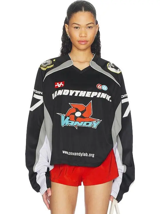 VANDYTHEPINK Moto Jersey - Black