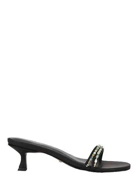 Raye Danae Embellished Stiletto Sandals - Black