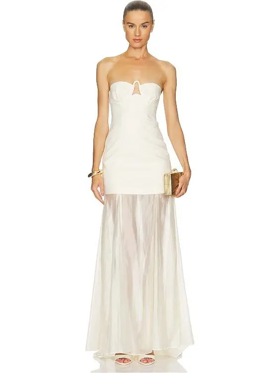 CAMILA COELHO Liora Gown - Cream