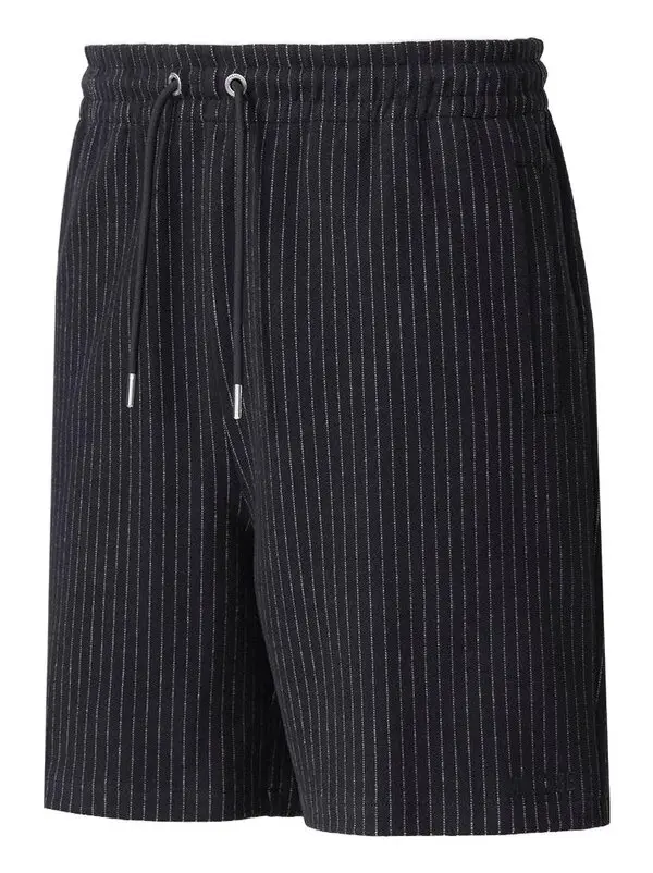 Mackage Zander-k Striped Drawstring Shorts - Navy-cream