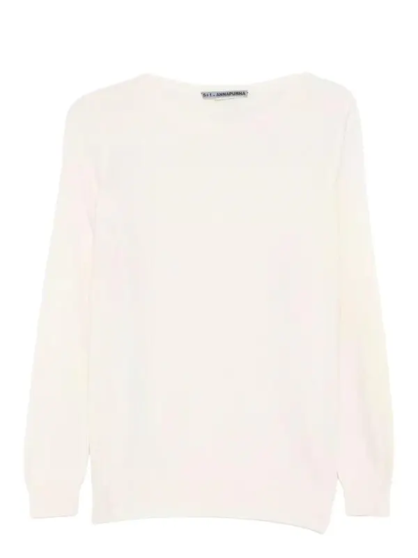 ANNAPURNA Fine-knit Sweater - Neutrals