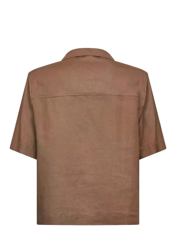 HEVO Patch-pocket Polo Shirt - Brown