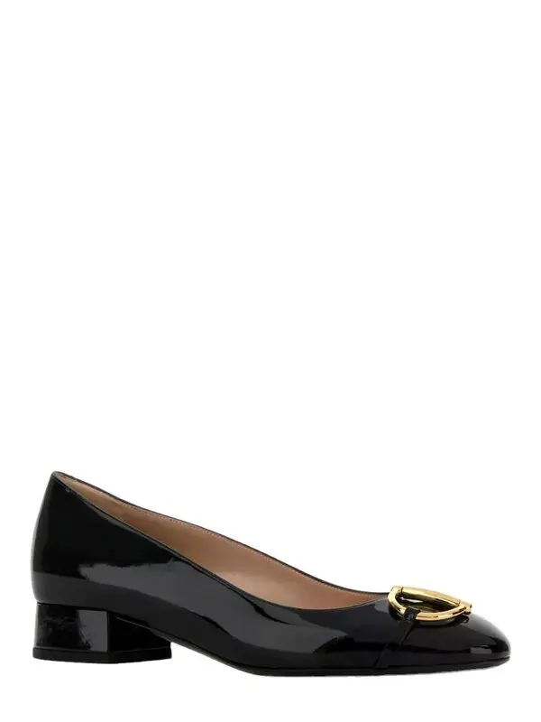 Gucci 25mm Leather Ballet Flats - Black
