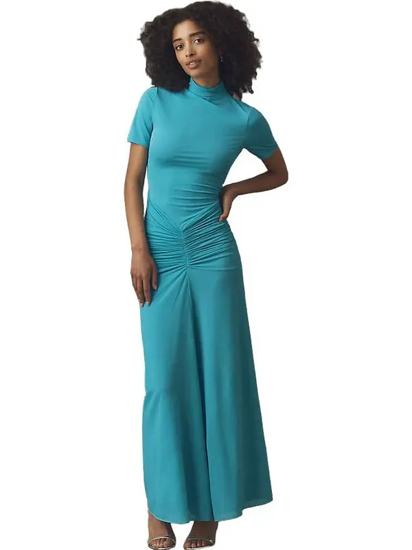 Ronny Kobo Enid Maxi Dress - Ocean