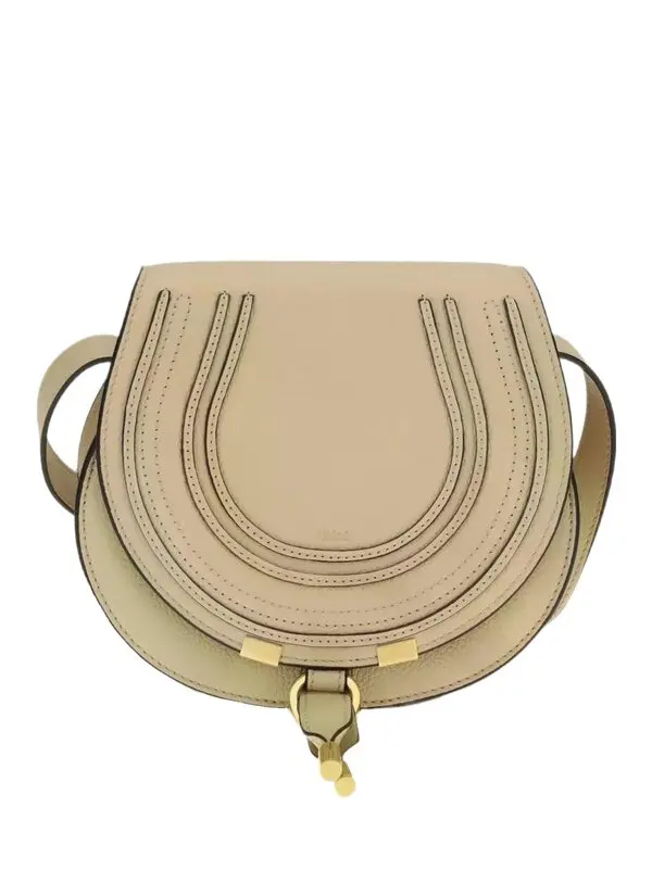 Chloé Marcie Saddle Shoulder Bag - Neutrals