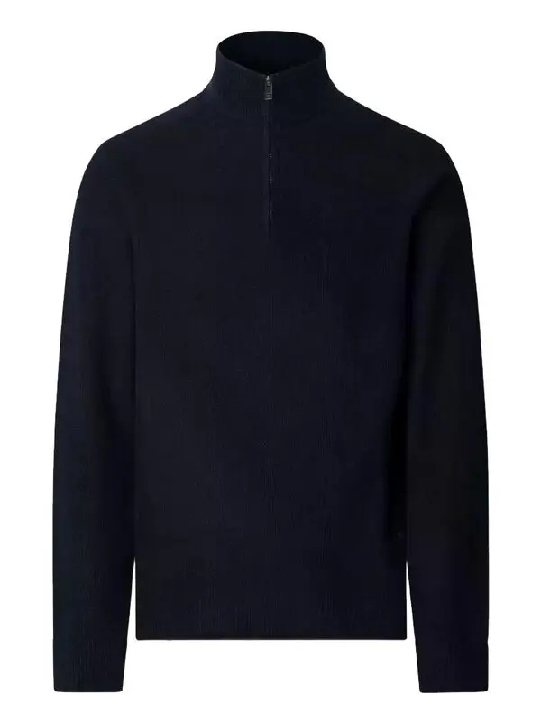 HACKETT LONDON Quarter-zip Sweater - Blue