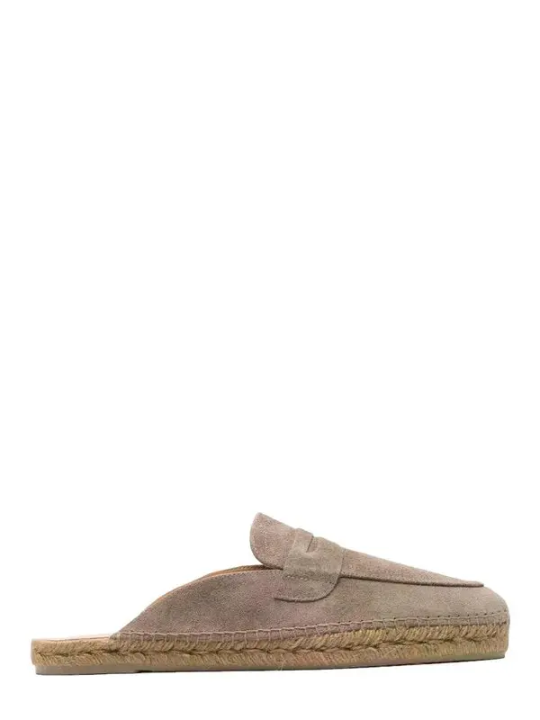 CastaÑer Suede Espadrille Sandals - Brown