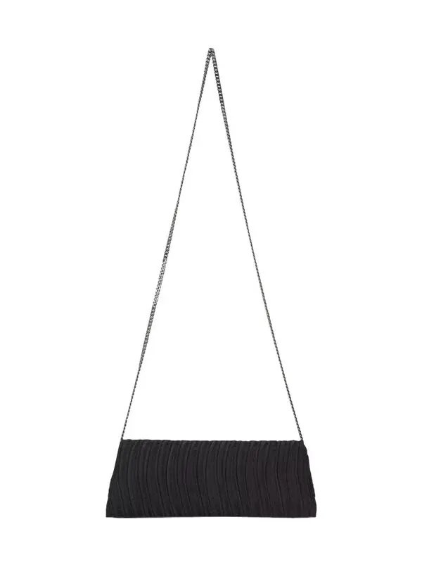 Akris Anouk Ribbed Clutch Bag - Black