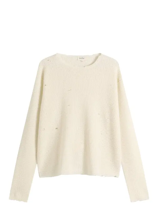SECOND / LAYER Friends Pullover In Wool-cashmere Blend - White