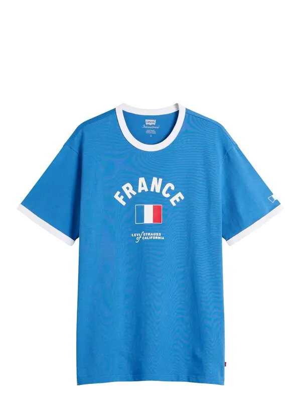 LEVI'S Retro Ringer T-shirt - Blue