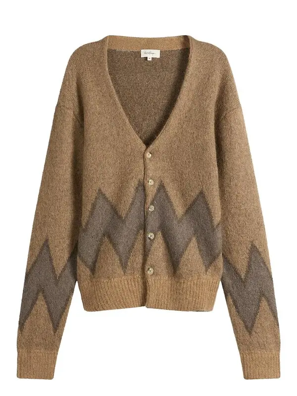 SECOND / LAYER Chevy Cardigan - Brown/gray
