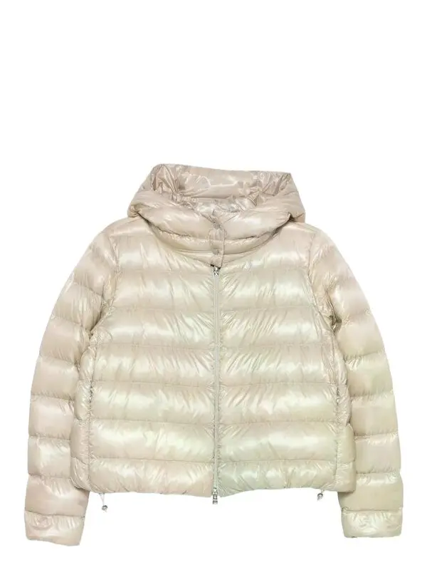 Herno Hooded Quilted Jacket - Neutrals