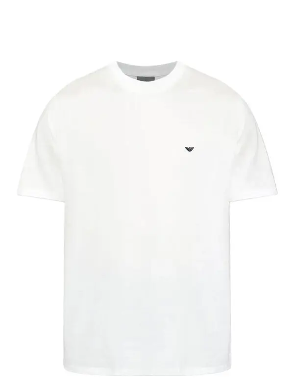 Emporio Armani Logo-patch T-shirt - White