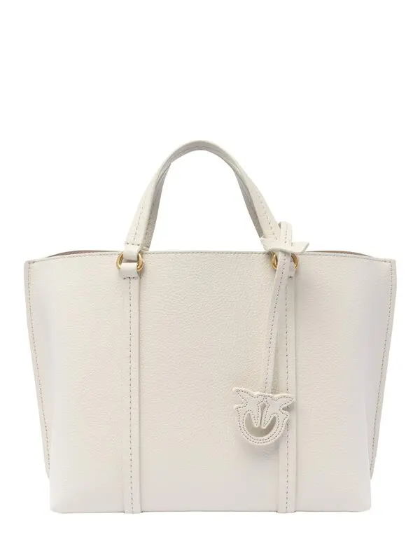 Pinko Carrie Classic Shopper Bag - White