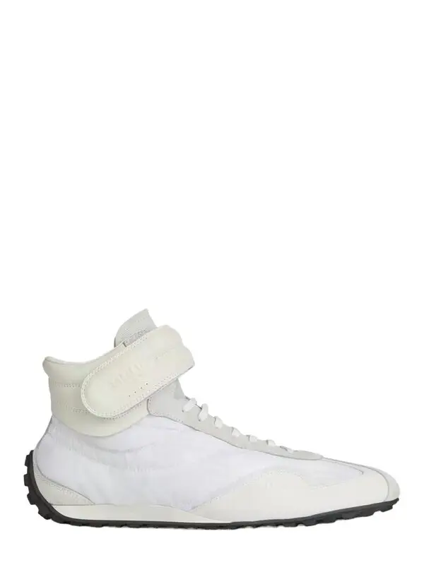Balmain Racing Mid-top Trainers - White