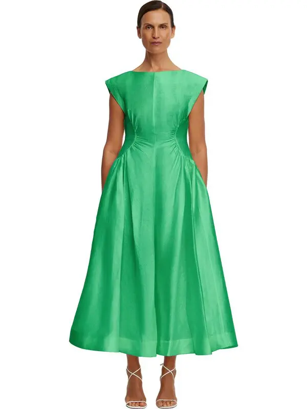 Acler Emery Midi Dress - Shamrock