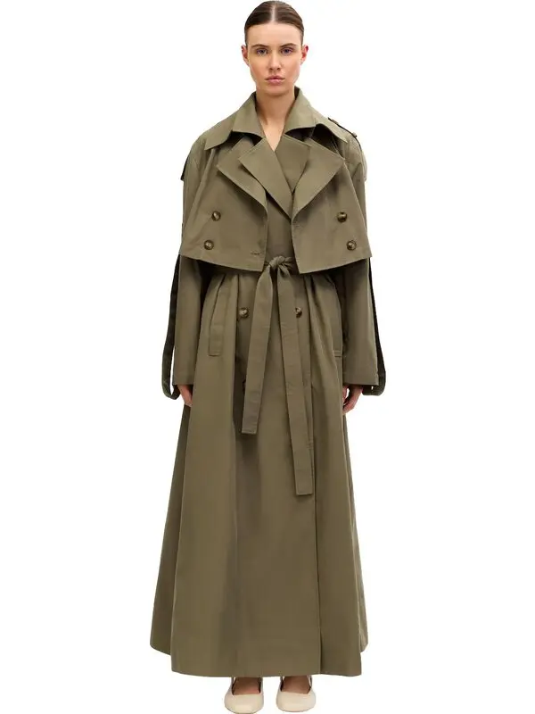 Acler Conford Trench Dress - Pecan