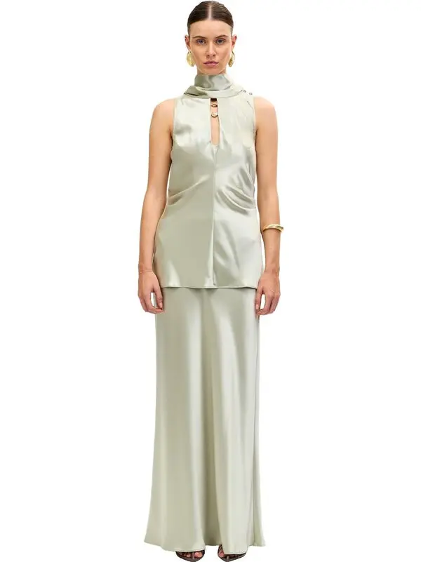 Acler Maxi Skirt - Pistachio