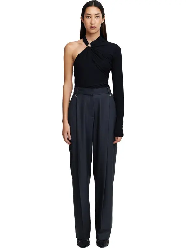 Acler Newbewick Pant - Charcoal