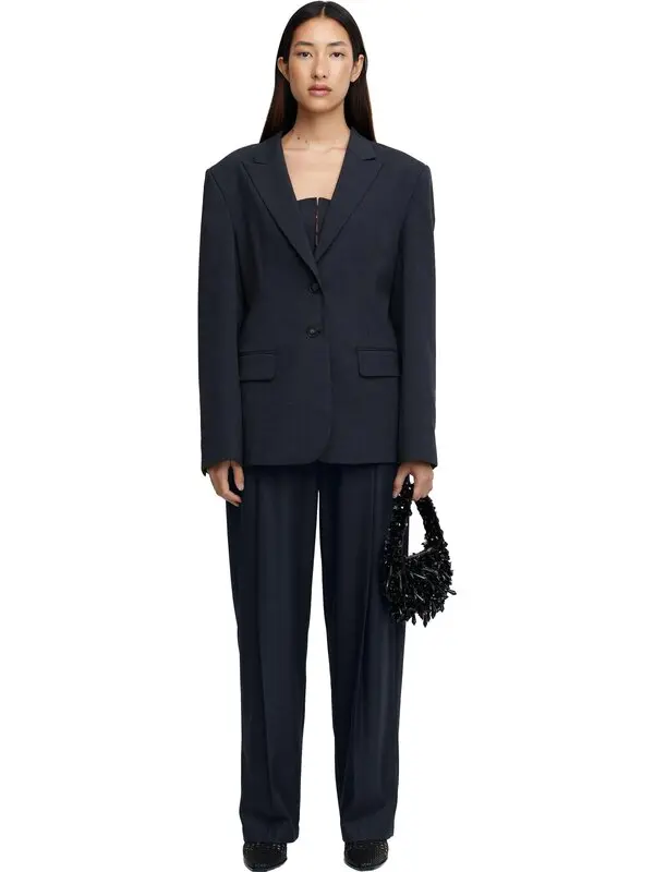 Acler Croxby Jacket - Charcoal