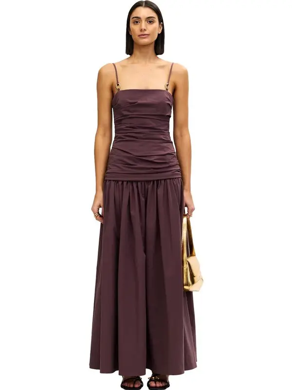 Acler Pembrey Maxi Dress - Cocoa