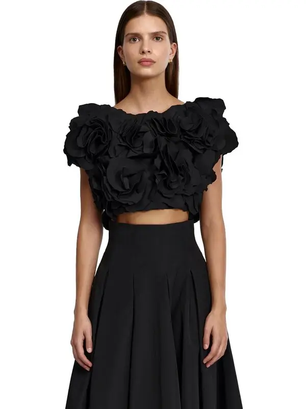 Acler Jackhill Top - Black