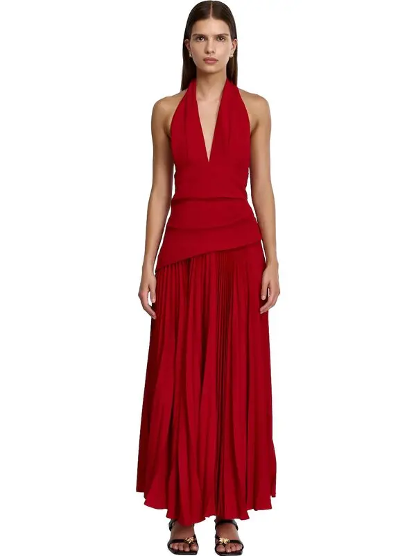Acler Kerrison Maxi Dress - Garnet