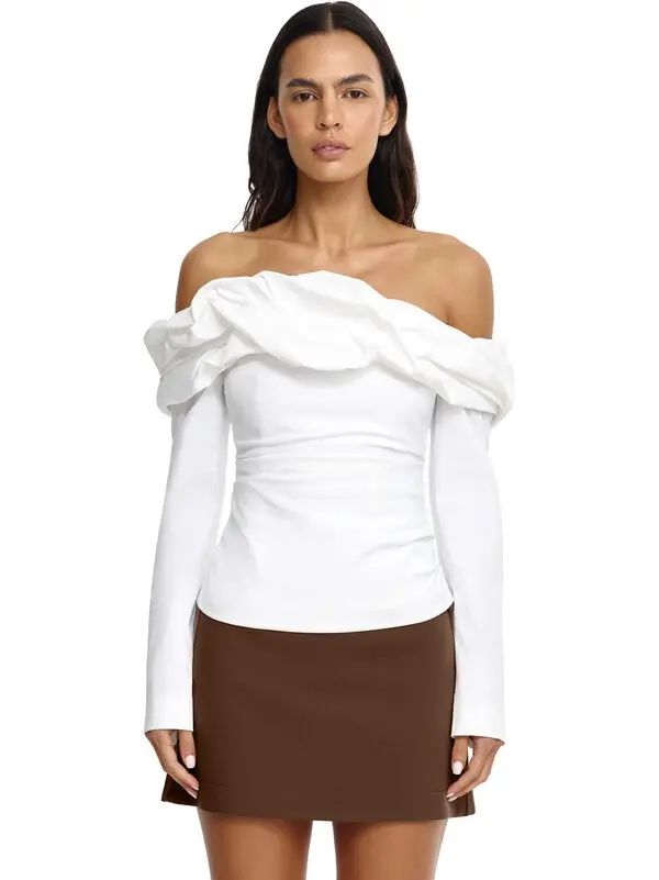 Acler Gifford Top - Ivory