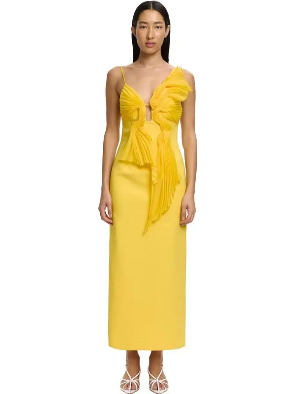 Acler Ellicombe Midi Dress - Daffodil