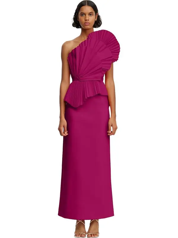 Acler Balderstone Midi Skirt - Iris