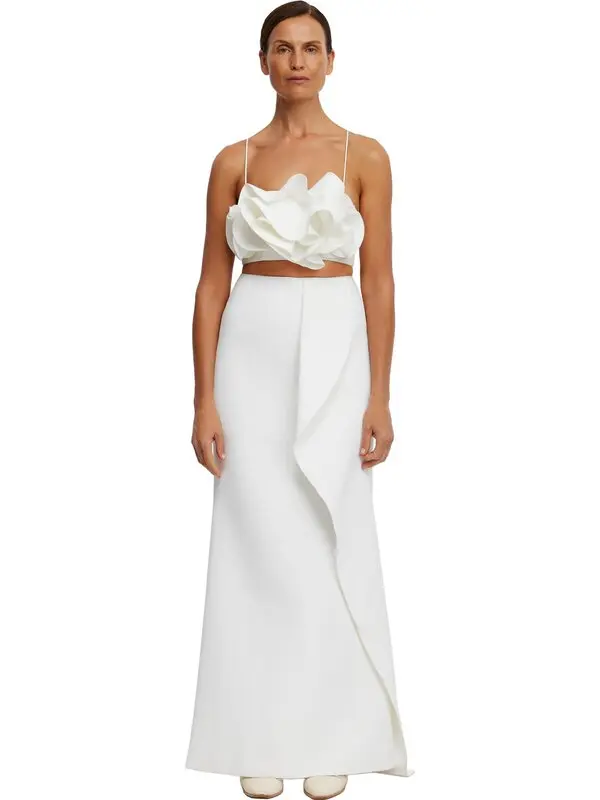 Acler Underwood Maxi Skirt - Ivory