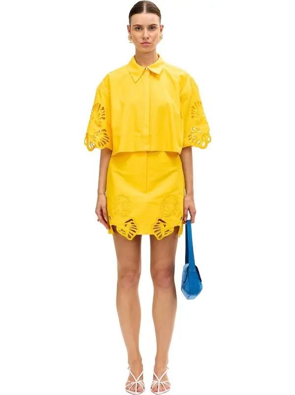 Acler Blairhall Mini Skirt - Daffodil