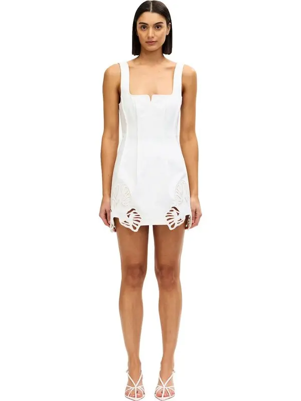 Acler Leven Mini Dress - Ivory
