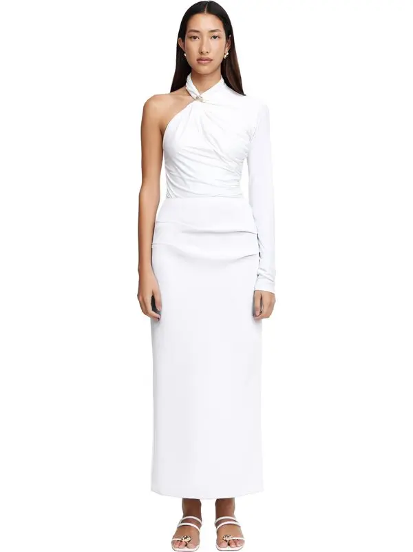 Acler Normanhill Midi Pencil Skirt - Ivory