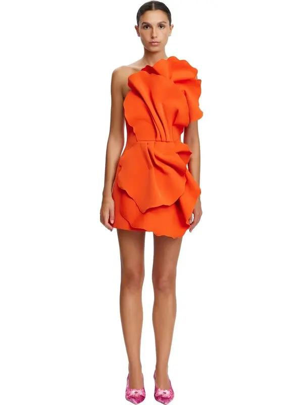 Acler Oake Mini Dress - Rosso