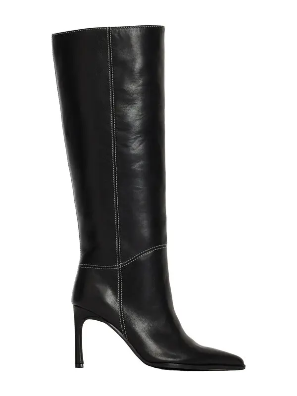 Acler Willow Knee-high Stiletto Boots - Black