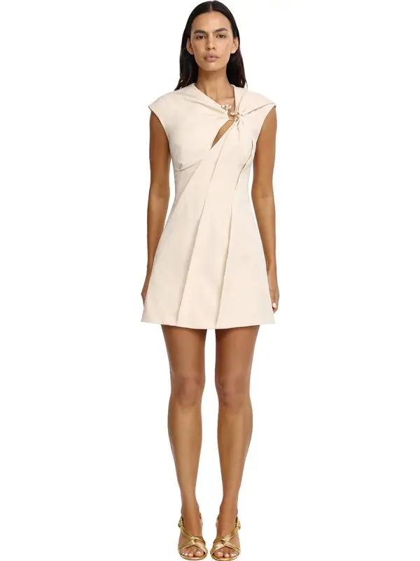 Acler Delgate Mini Dress - Pebble