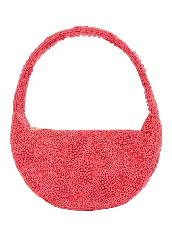 Acler Bead Birch Bag - Pomegranate