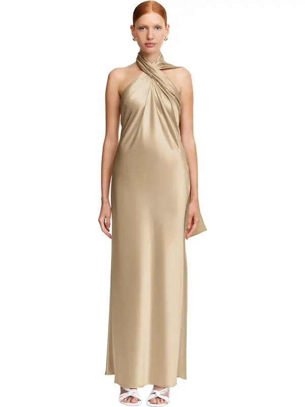 Acler Yewgreen Maxi Dress - Mist