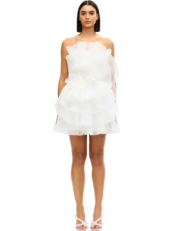 Acler Wrenbury Mini Dress - Ivory