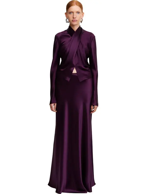 Acler Soroba Maxi Skirt - Fig