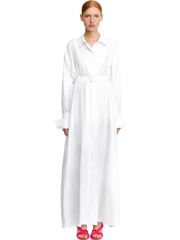 Acler Privett Midi Dress - Ivory